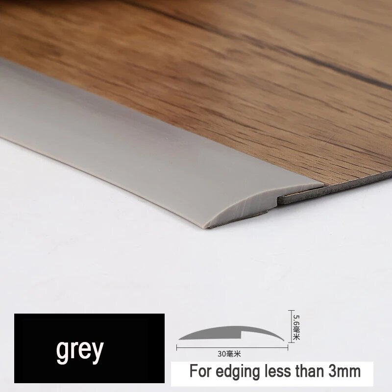 ПВХ напольная полоса для кромок grey 3mm, 2M