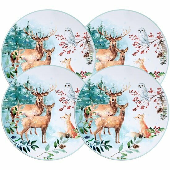 Набор подстановочных салфеток Lefard "зимняя сказка", из 4 шт, 38 см