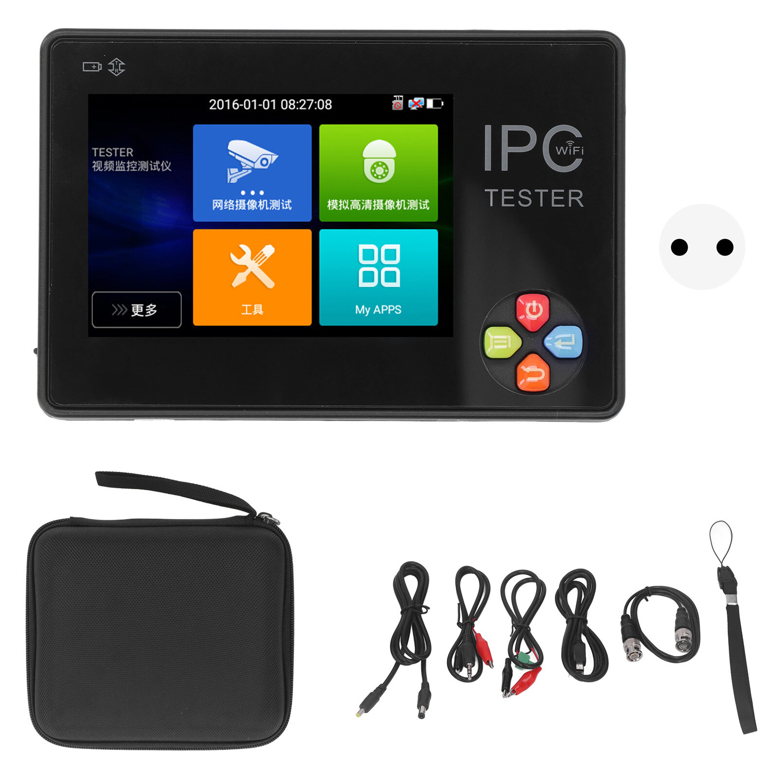 3.5" тестер камер 4K, портативный, для видеонаблюдения
