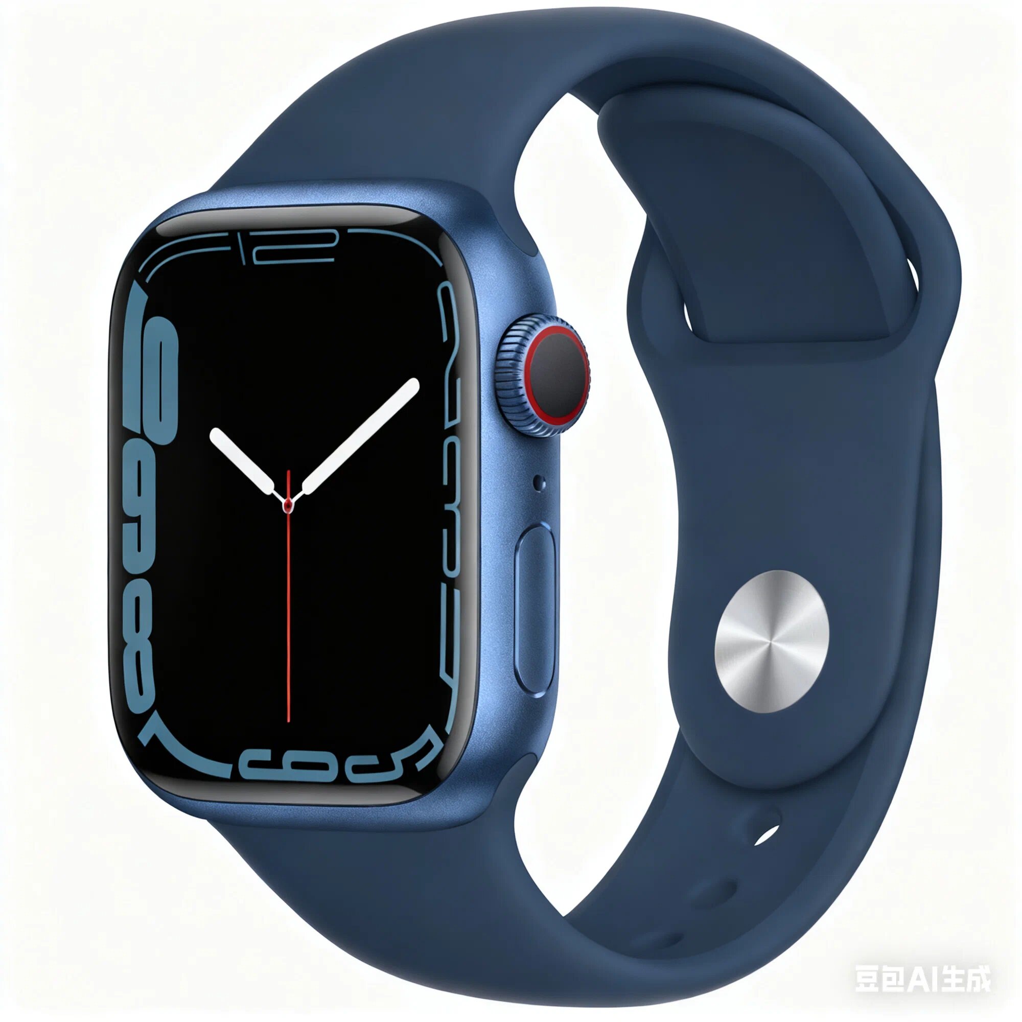 Умные часы A pple Watch Series 7 45 мм Aluminium Case GPS, синий омут