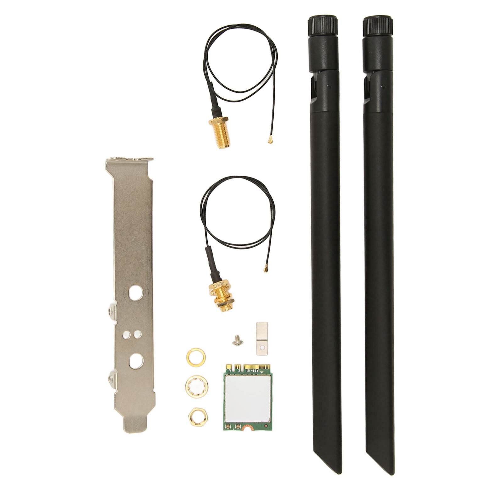 Беспроводная карта WIFI6E 5374M Gigabit 5G Двухдиапазонный интерфейс NGFF M2 Сетевая карта с антенным соединительным кабелем Кабель для одной карты Антенная перегородка