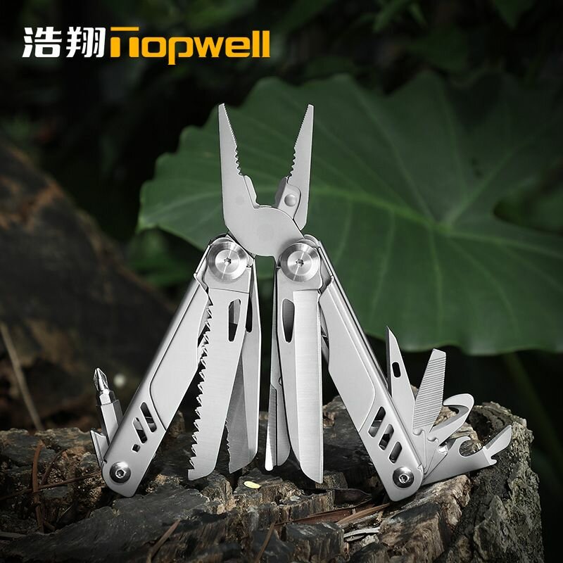 Многофункциональный складной инструмент Daicamping DL301 с плоскогубцами, серебристый цвет