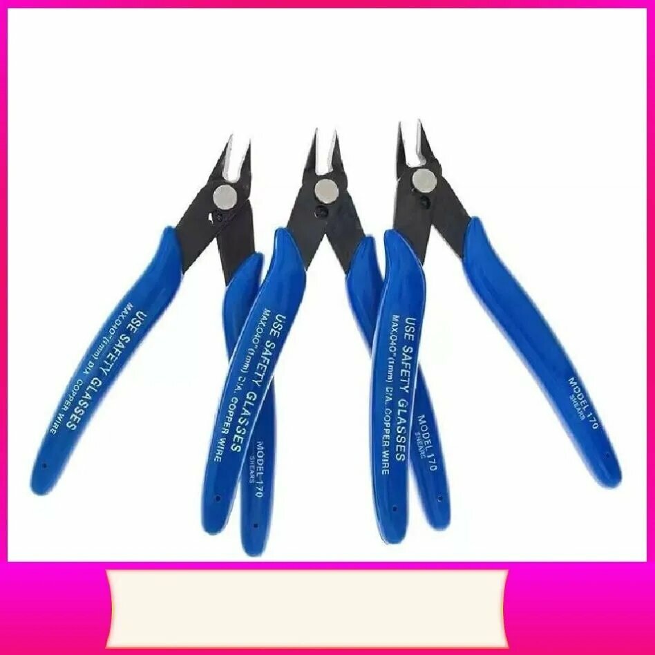 Кусачки боковые PLATO- 170 электромонтажные прецизионные для жил из мягких металлов бокорезы MJ