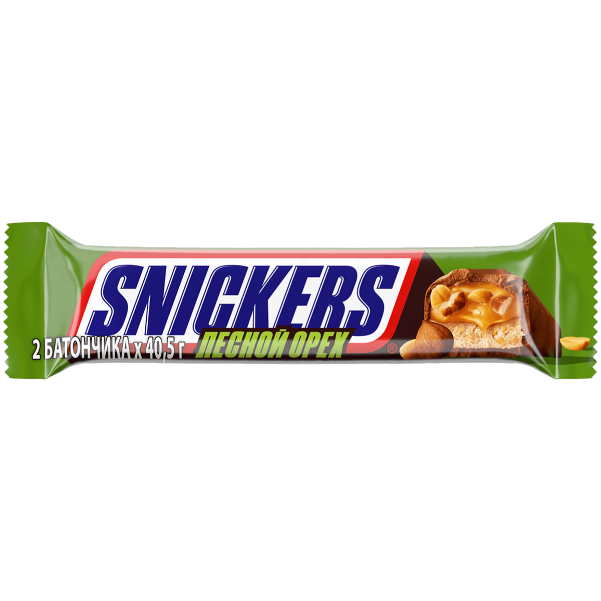 Батончик Snickers лесной орех 81 г