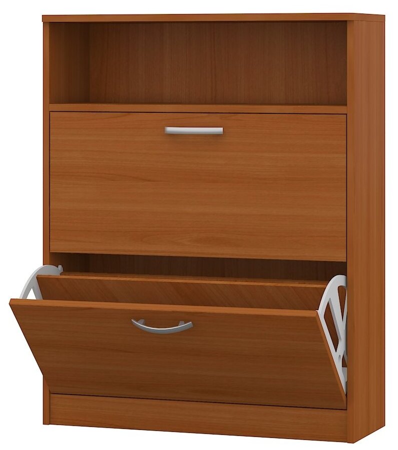 Тумба для обуви "Колизей мебель" TO-1 вишня оксфорд (ШхГхВ) (740х240х920)мм, 2 дверки, 1 ниша