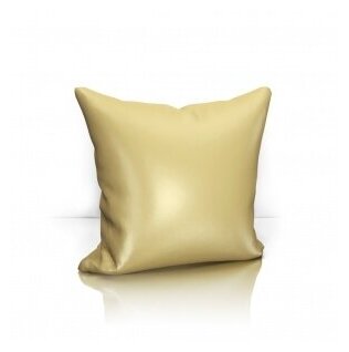 Декоративная подушка 40х40 см, Avery, желтый, тканевая со съемной наволочкой Kauffort