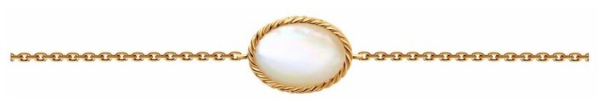 Браслет, серебро, 925 проба, перламутр