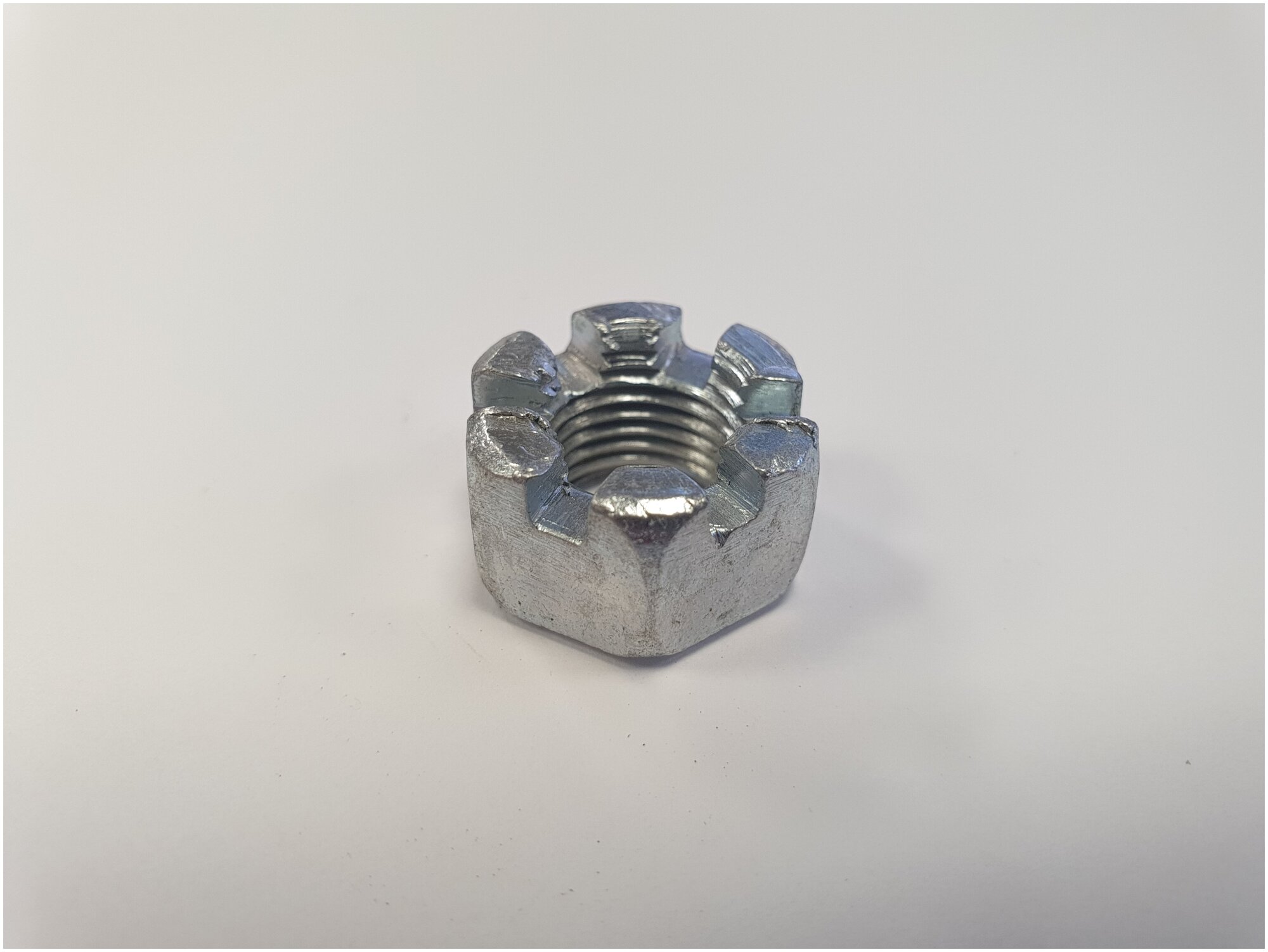 Гайка корончатая DIN 935 М12 H12 шаг 1.25, 5 шт