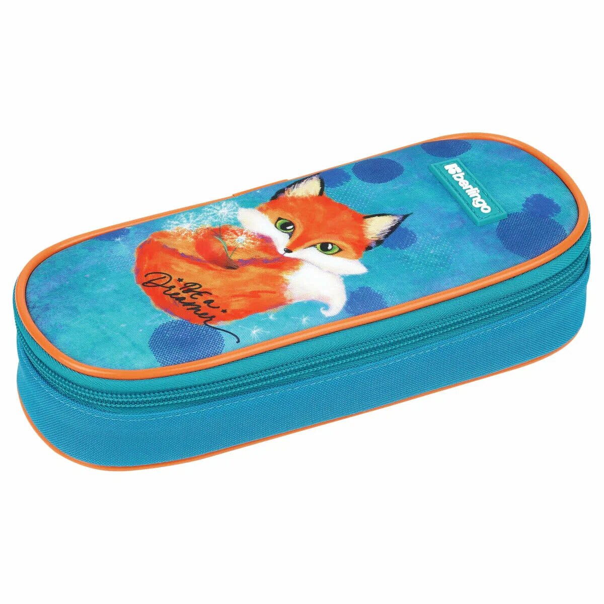 Пенал Berlingo "Little Dreamer", корпусный, 1 отделение, 220х90х45 мм, полиэстер (PM09232)