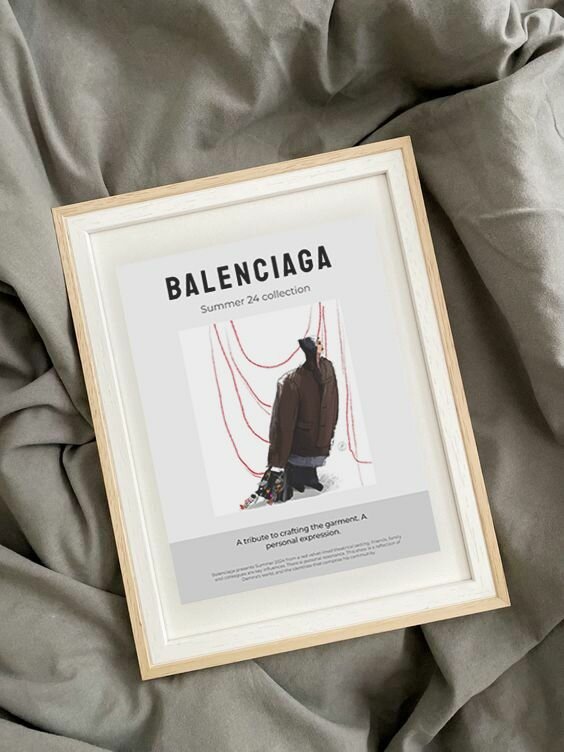 Постер, плакат на стену Balenciaga