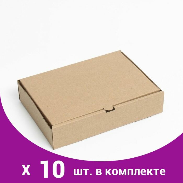 Коробка для пирога, крафт, 29 х 20 х 6 см (10 шт)