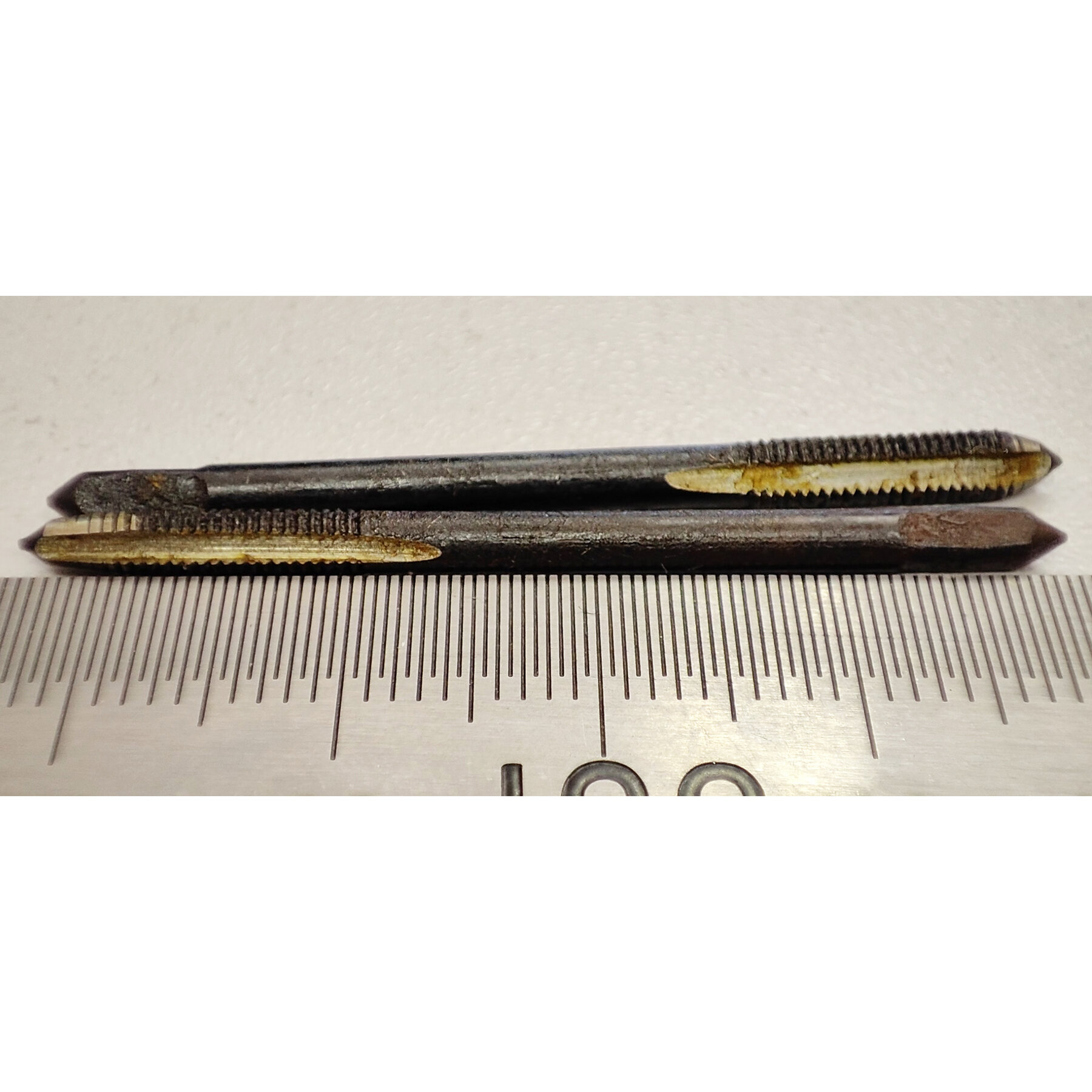 Метчик ручной М3х0.5, 2 шт, по металлу, стали, пластику, дереву, Россия