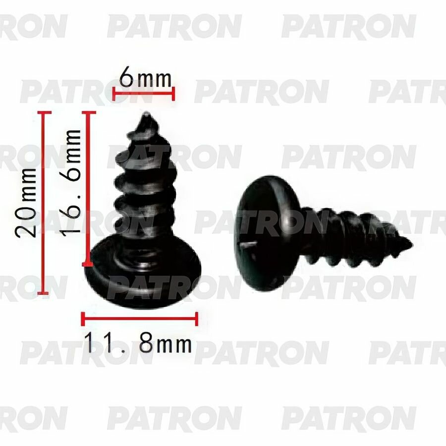 Саморез 6x20mm универсальный