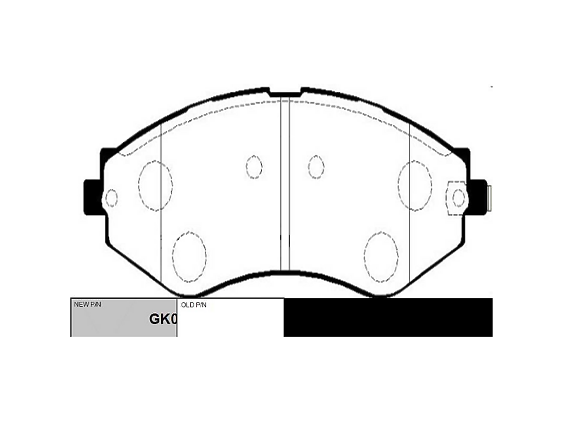 CTR GK0440 (GK0440) колодки Chevrolet (Шевроле) Lacetti (Лачети) (j200)