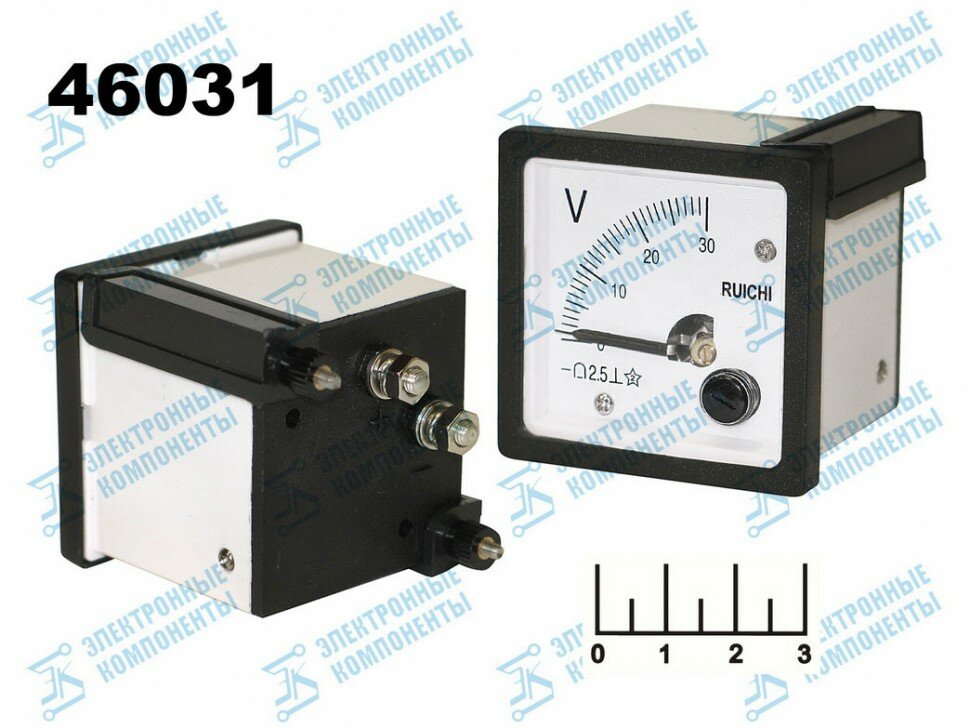 Измерительная головка вольтметр 30V 48*48мм DC
