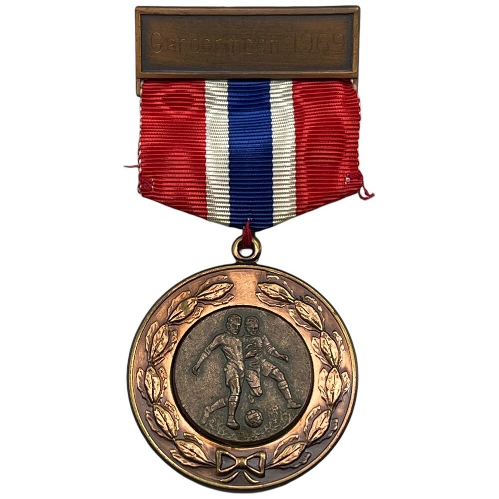 Норвегия, медаль "Чемпионат по футболу Гардермуэн" 1969 г.