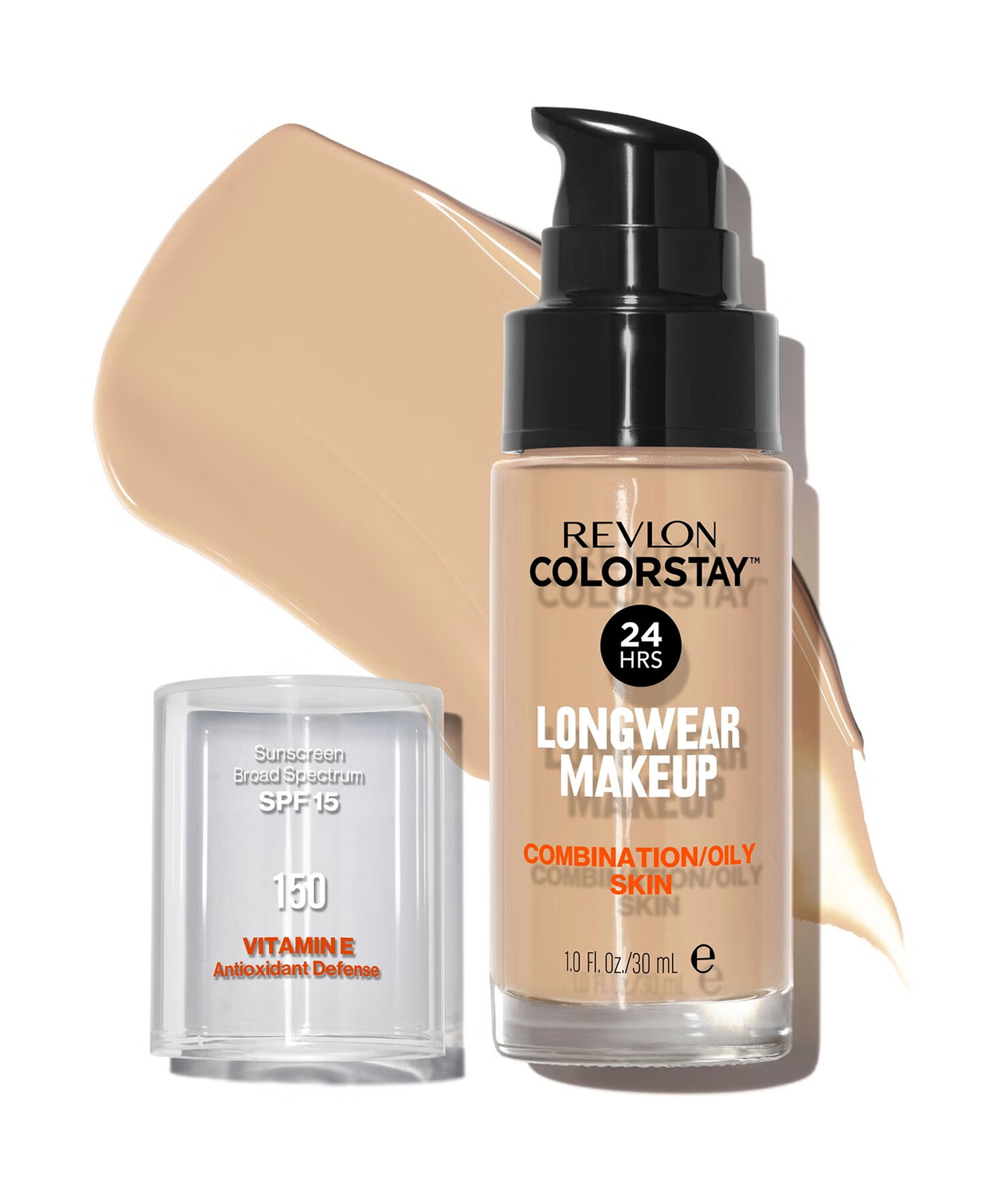 Revlon Colorstay Стойкий Тональный крем тон 150 Buff для комбинированной и жирной кожи SPF 15, 30 мл