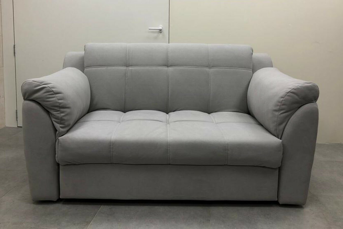 Прямой диван Бетта Бонита Микровелюр, аккордеон, 163х105х88 см, на металлическом каркасе