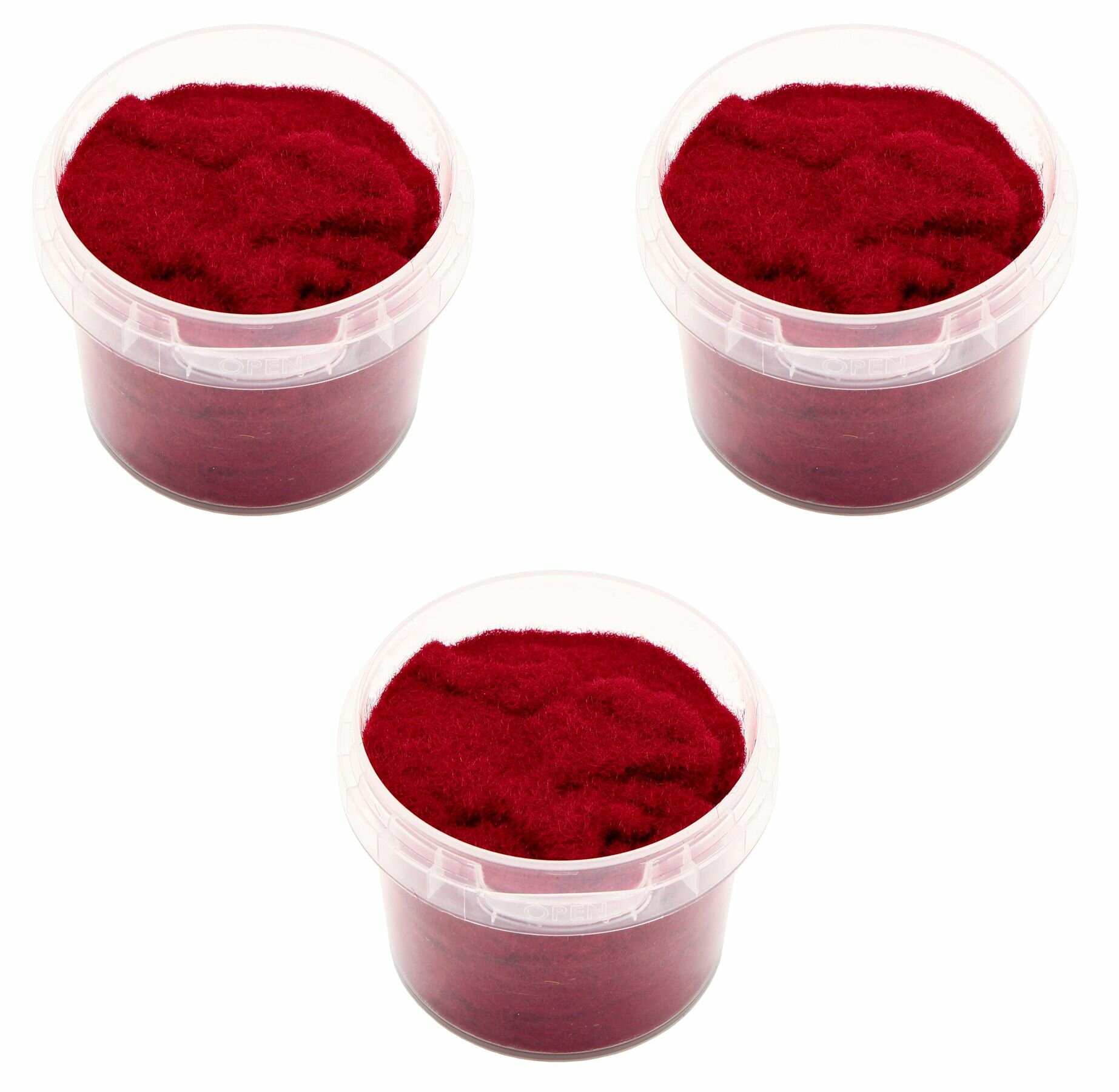 Модельная трава Stuff Pro для декорирования, алая, 150 мл, 3 шт