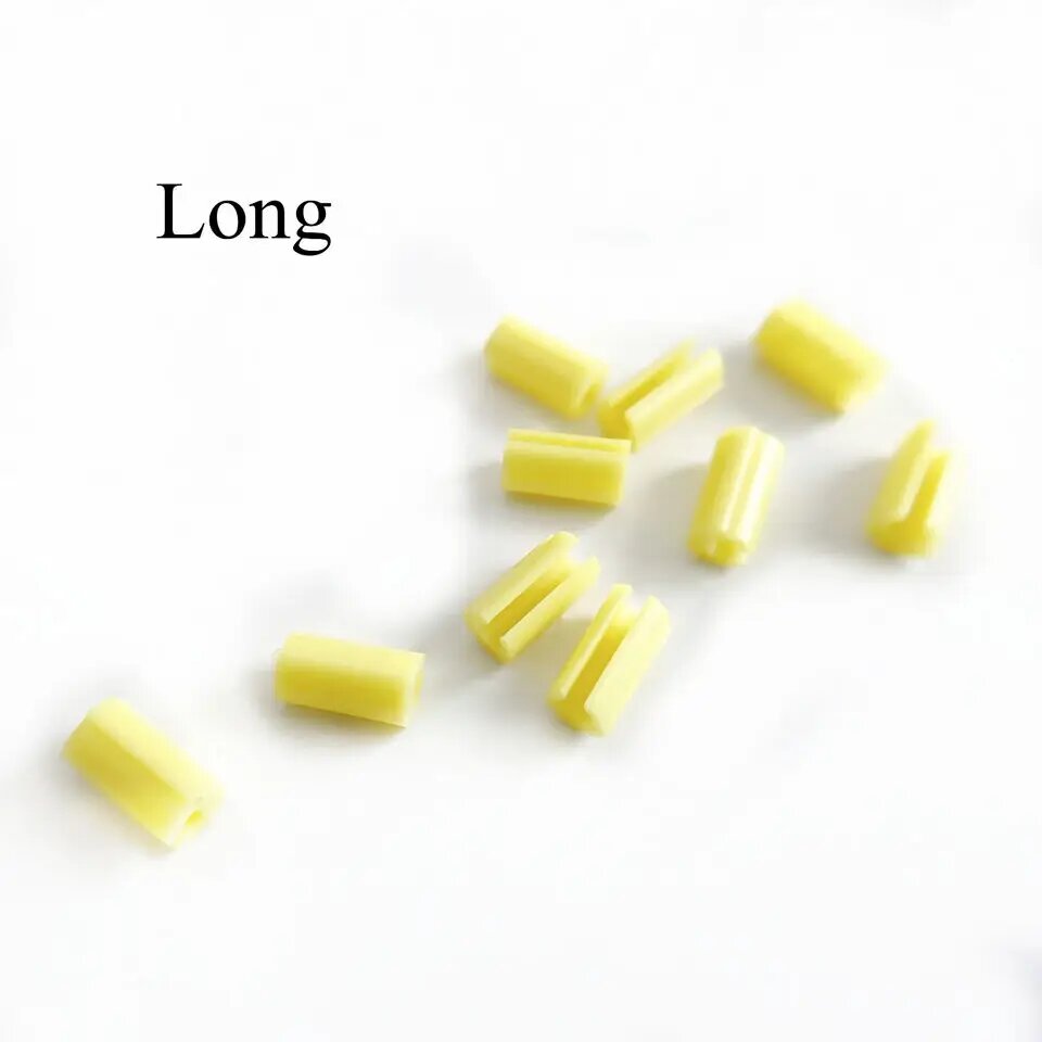 Желтые ортодонтические наездники 7mm x100pcs