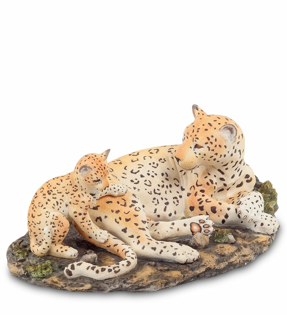 Статуэтка 'Леопард с детенышем'
