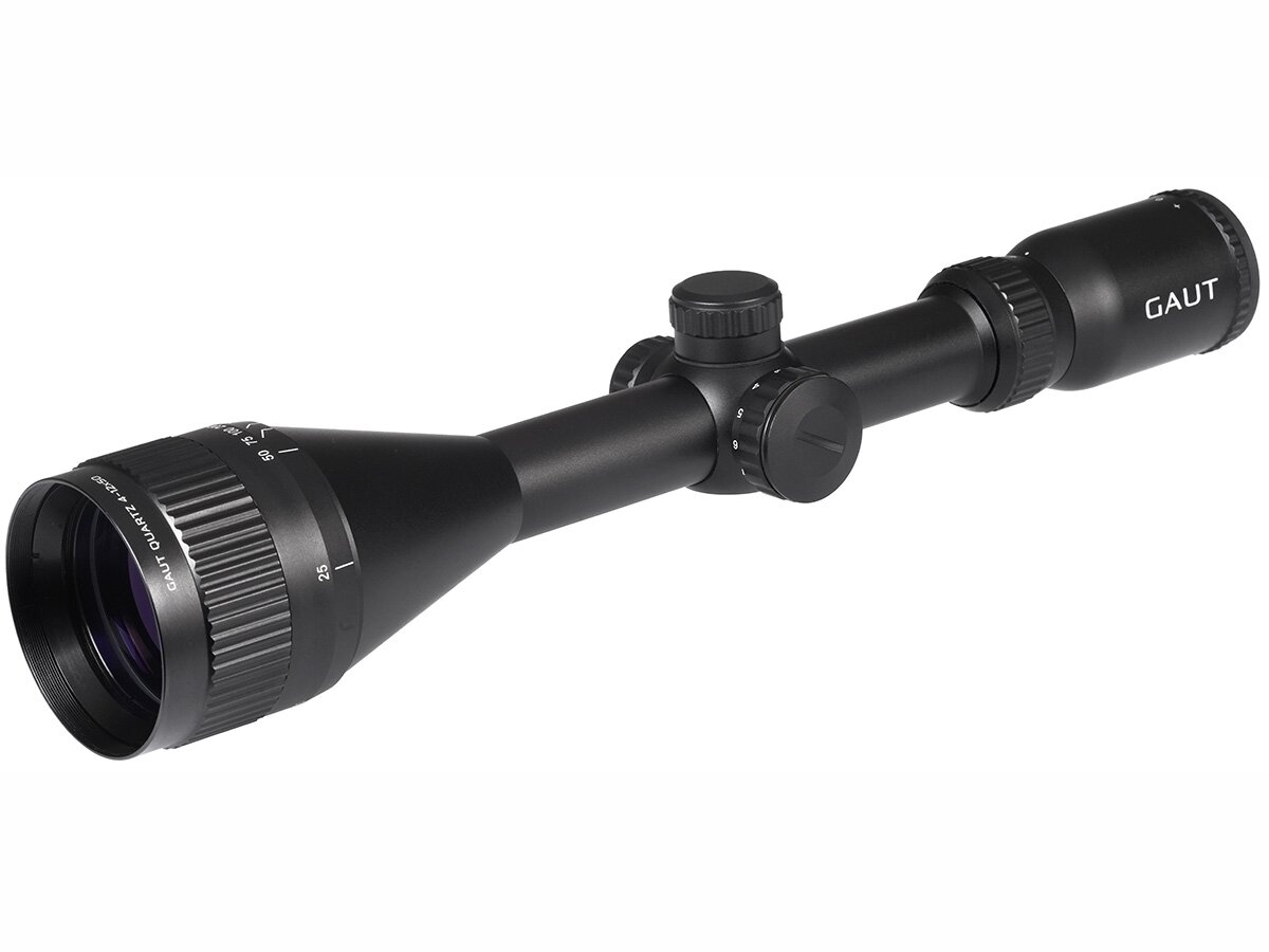 Прицел Gaut Quartz 4-12X50Ao, Сетка 2 (Mil-Dot), Подсветка