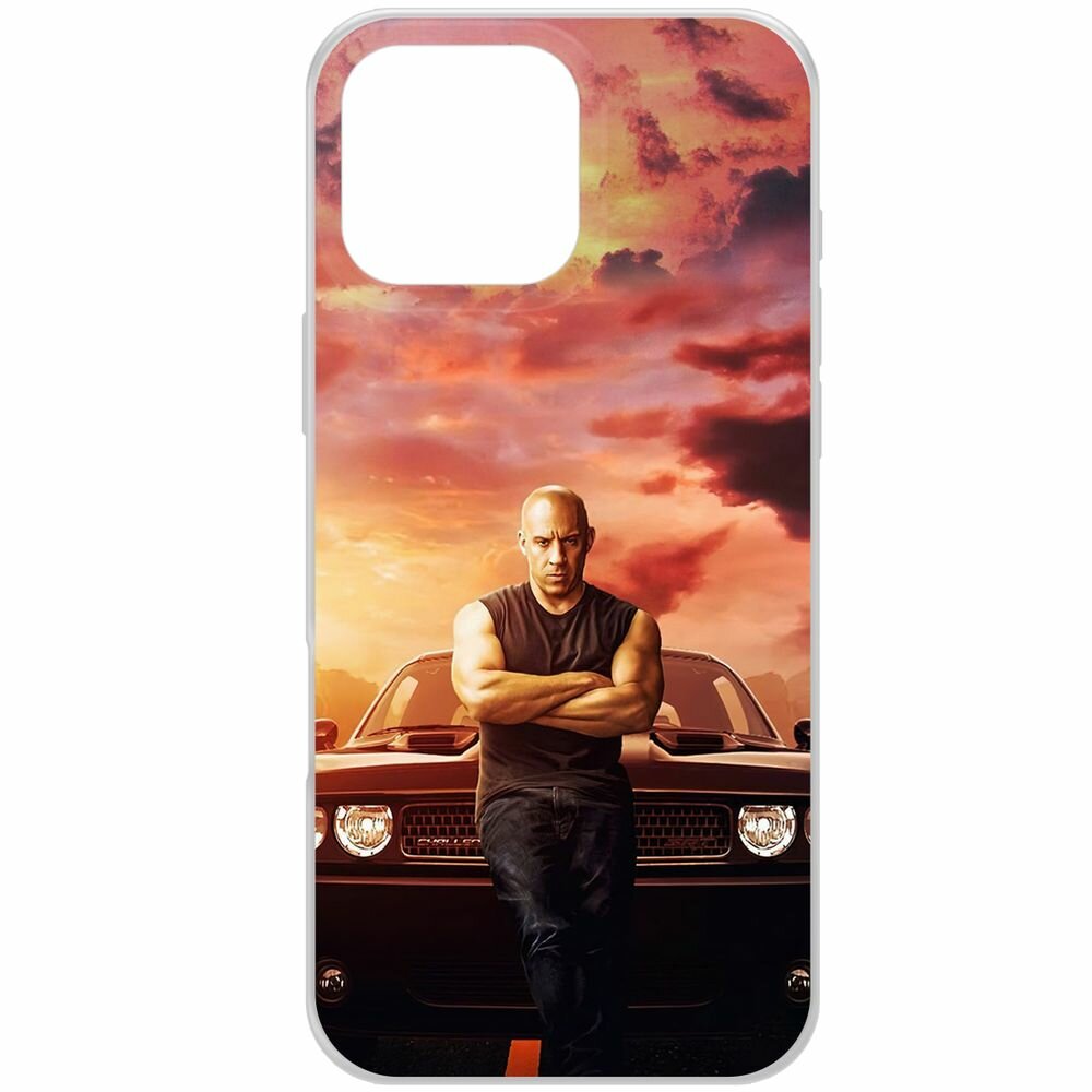 Чехол-накладка Krutoff Clear Case Форсаж. Доминик Торетто для iPhone 16 Pro Max
