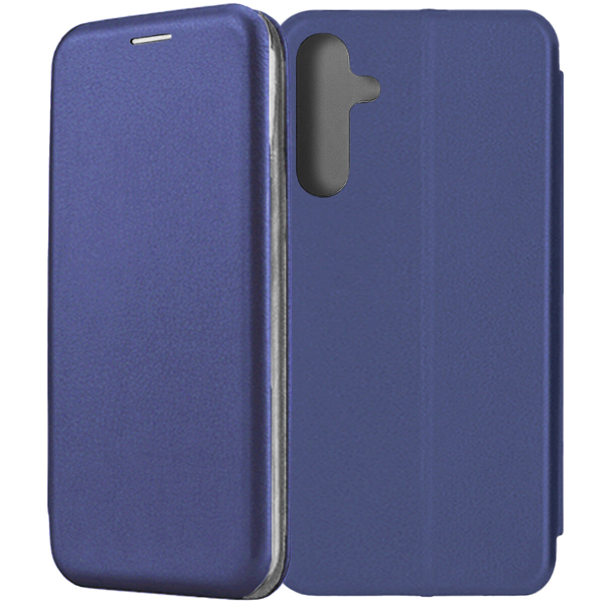 Чехол-книжка для Samsung Galaxy A25 5G A256 синий / подставка, отделение для карт