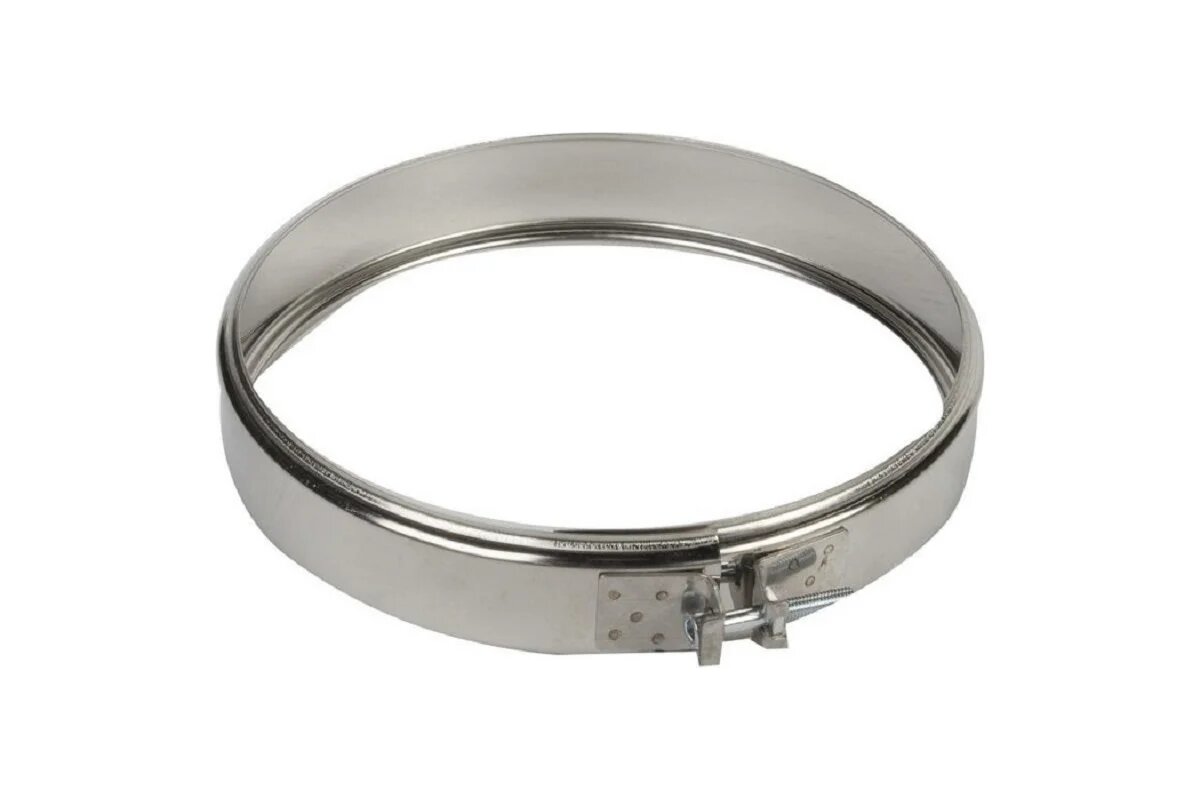 Ferrum хомут обжимной 0,5 мм диаметр ф160, модель f4910 для крепления трубопроводов