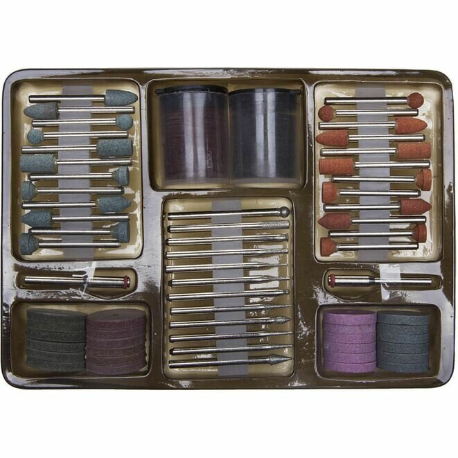 Набор мини-насадок для гравировальных машин Master, STAYER 134 шт.