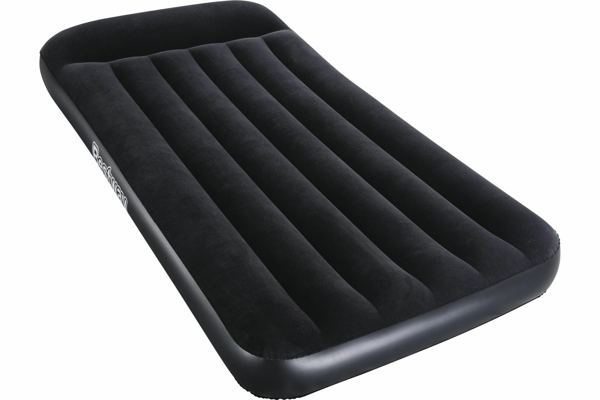 Кровать надувная BESTWAY Кровать надувная Aerolax Twin, 188 х 99 х 30 см, с подголовником, с встроенным насосом 220-240V, 67556, черный