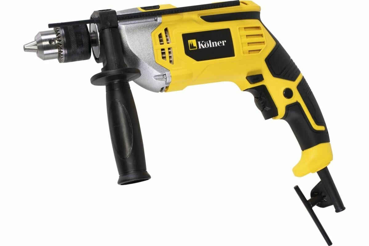 Дрель ударная Kolner KID 1000V, желтый/черный