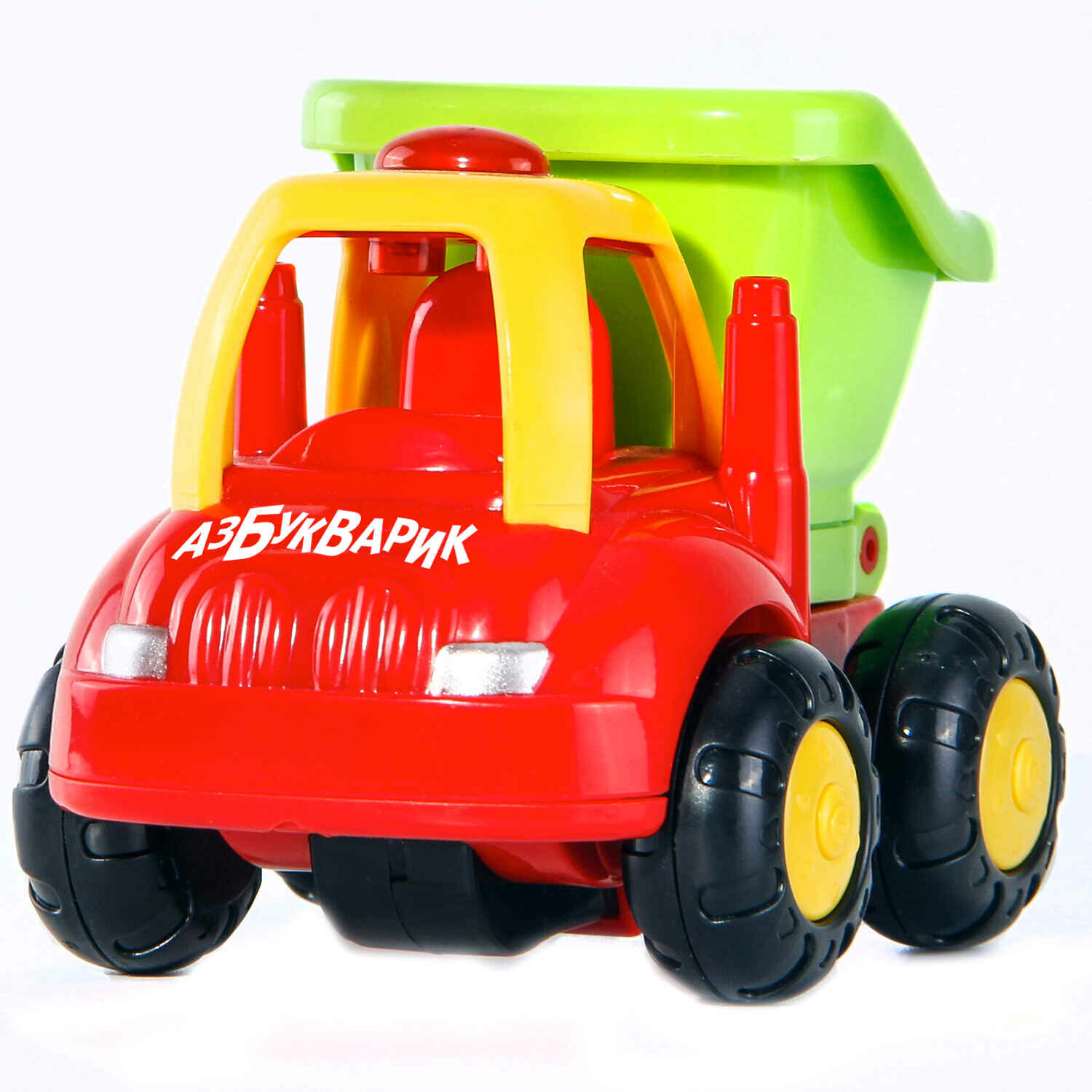 Интерактивная игрушка Азбукварик "Музыкальные машинки", самосвал, инерционная, с звуком, 3 LR41