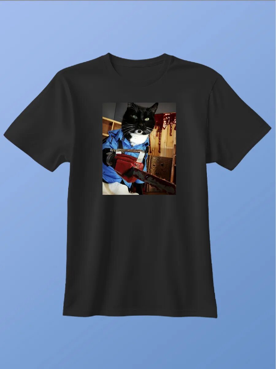 Футболка с котиком