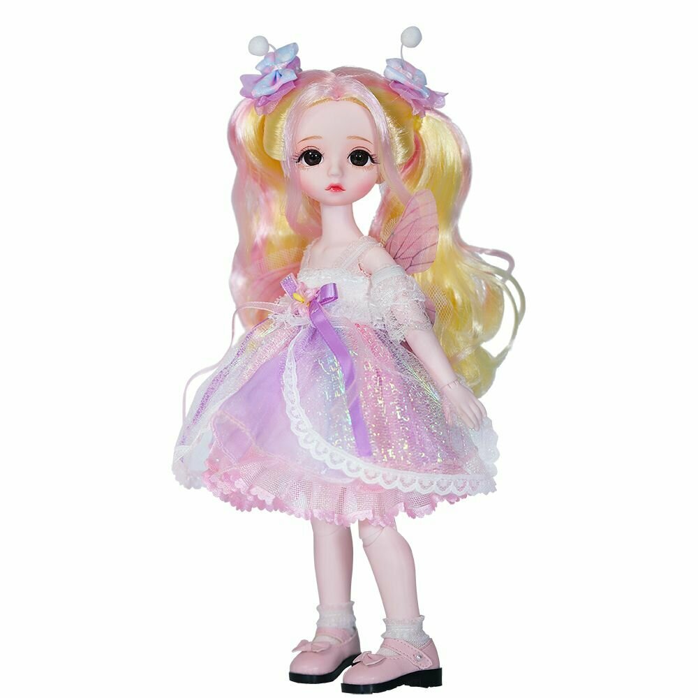 Мягкие игрушки кукла dream fairy 1/6, 28 см, платье bjd для