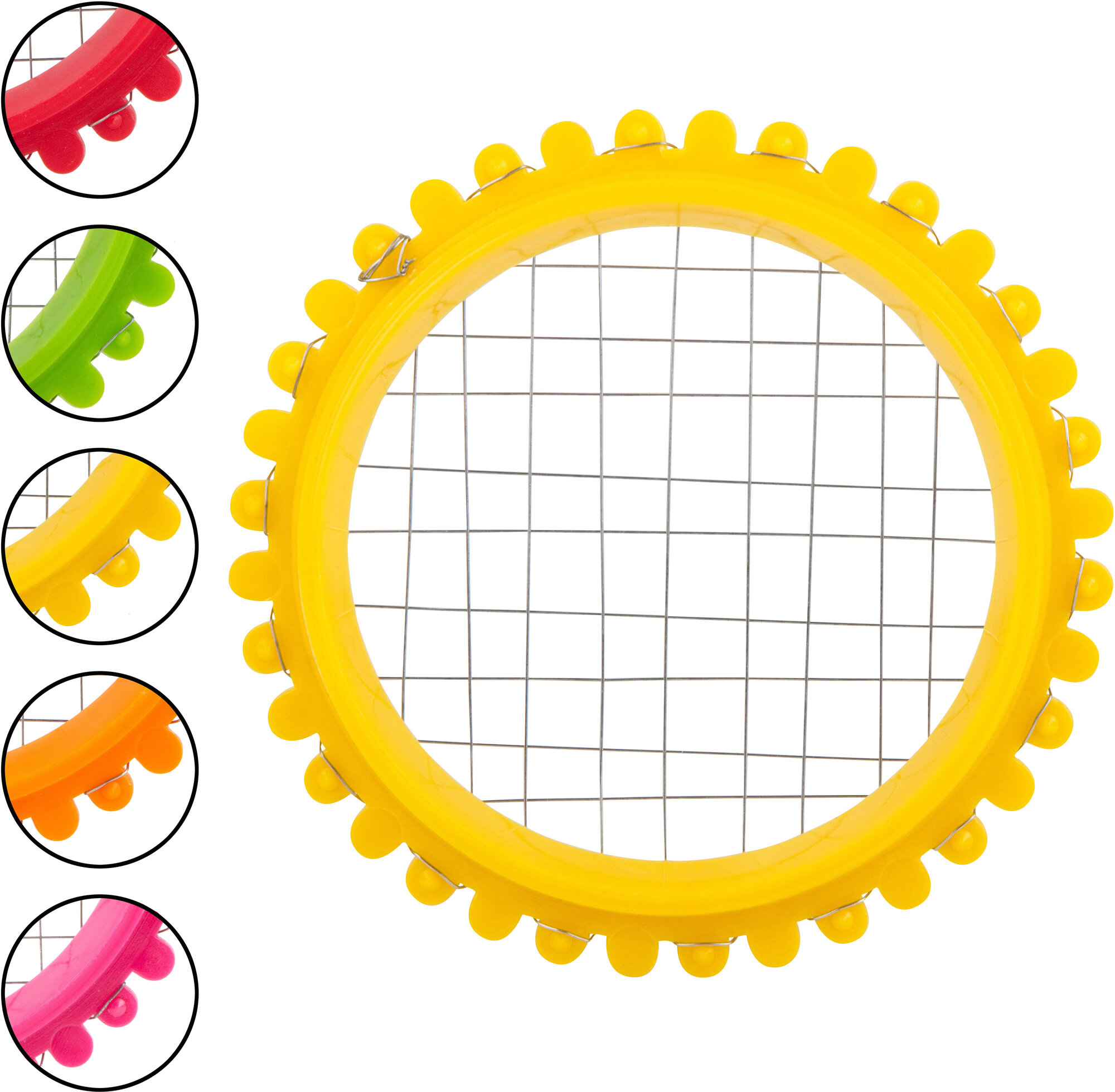 Овощерезка круглая в пластмассовом корпусе Mallony, цвета в ассортименте, без возможности выбора