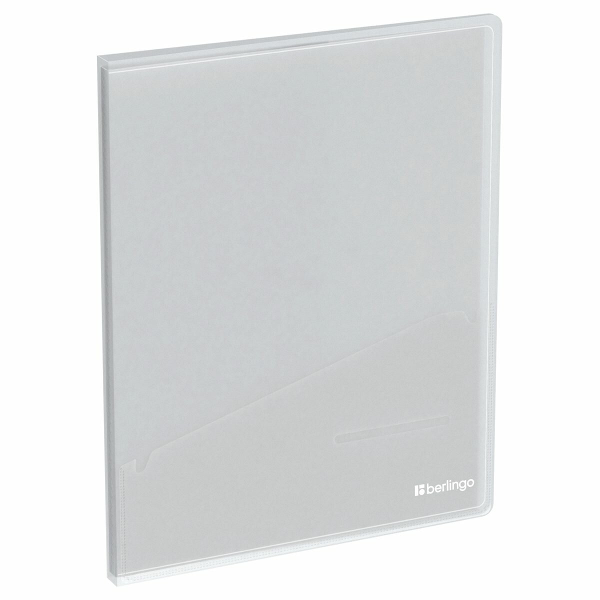 Папка файловая 20 вкладышей Berlingo No Secret (А4, 17мм, 700мкм, пластик) полупрозрачная (DB4_20991)
