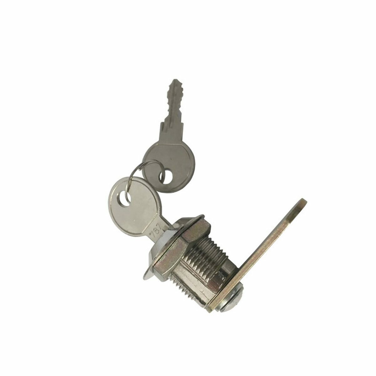 Замок почтовый EU, длина 20мм, 90 градусов, прямой ригель, 24шт.