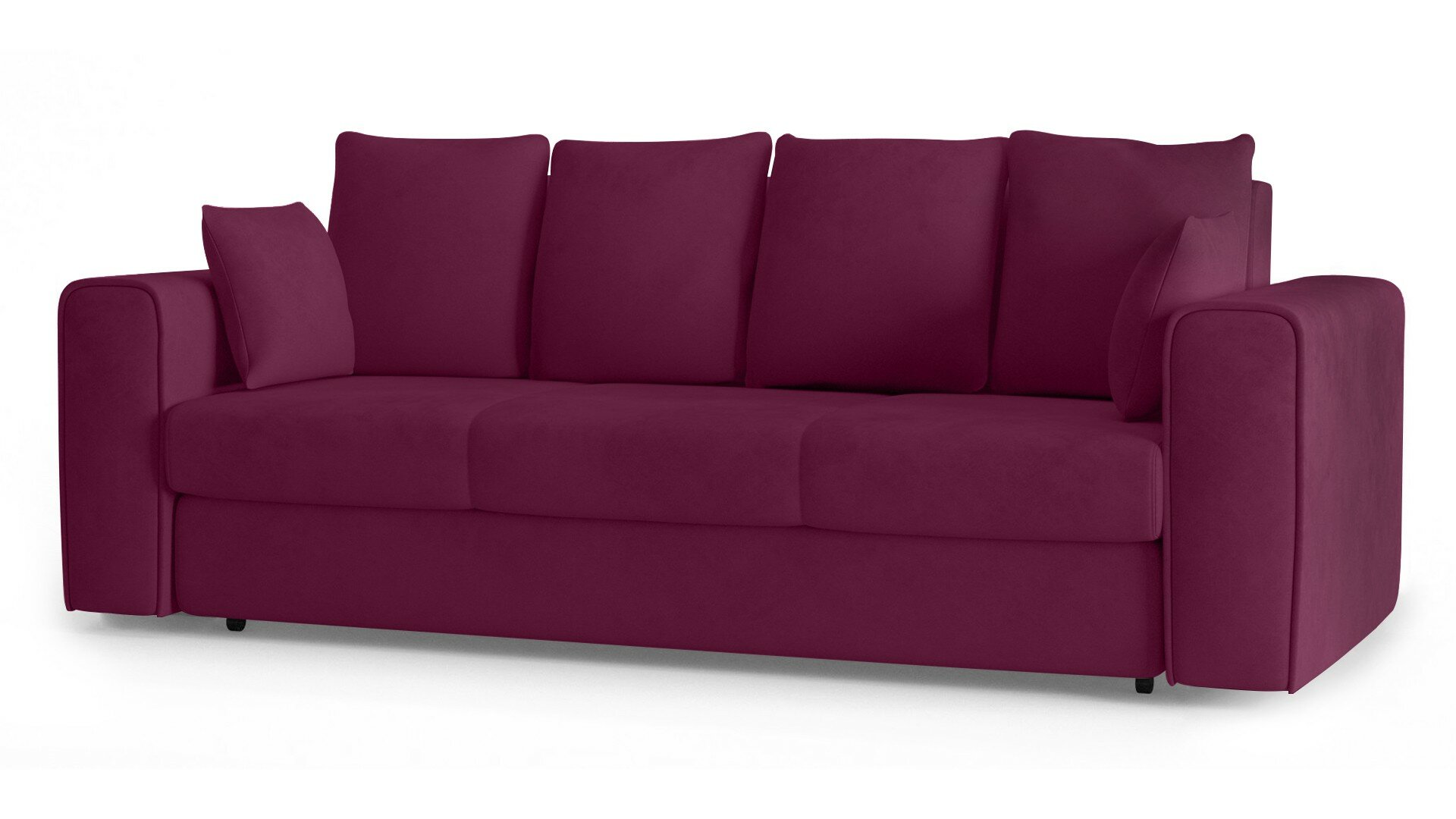 Диван Гиверни Лайт Vivaldi 35 NEW 230x94x80 см, фиолетовый Велюр, еврокнижка Фиеста