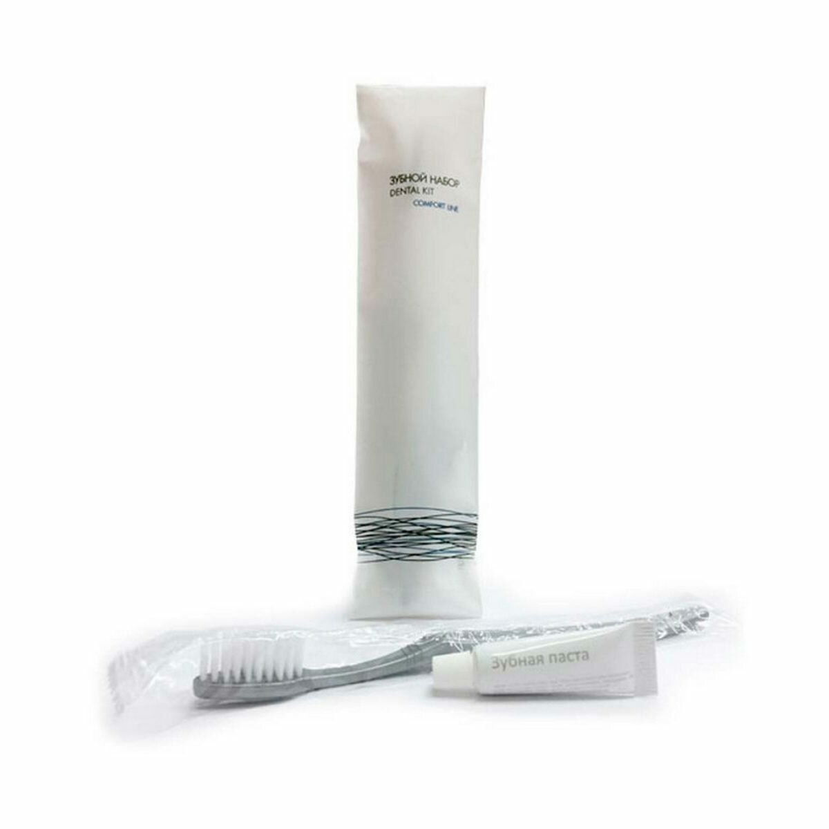 Зубной набор Comfort Line (зубная щётка + зубная паста 4г), саше флоупак, 300шт.