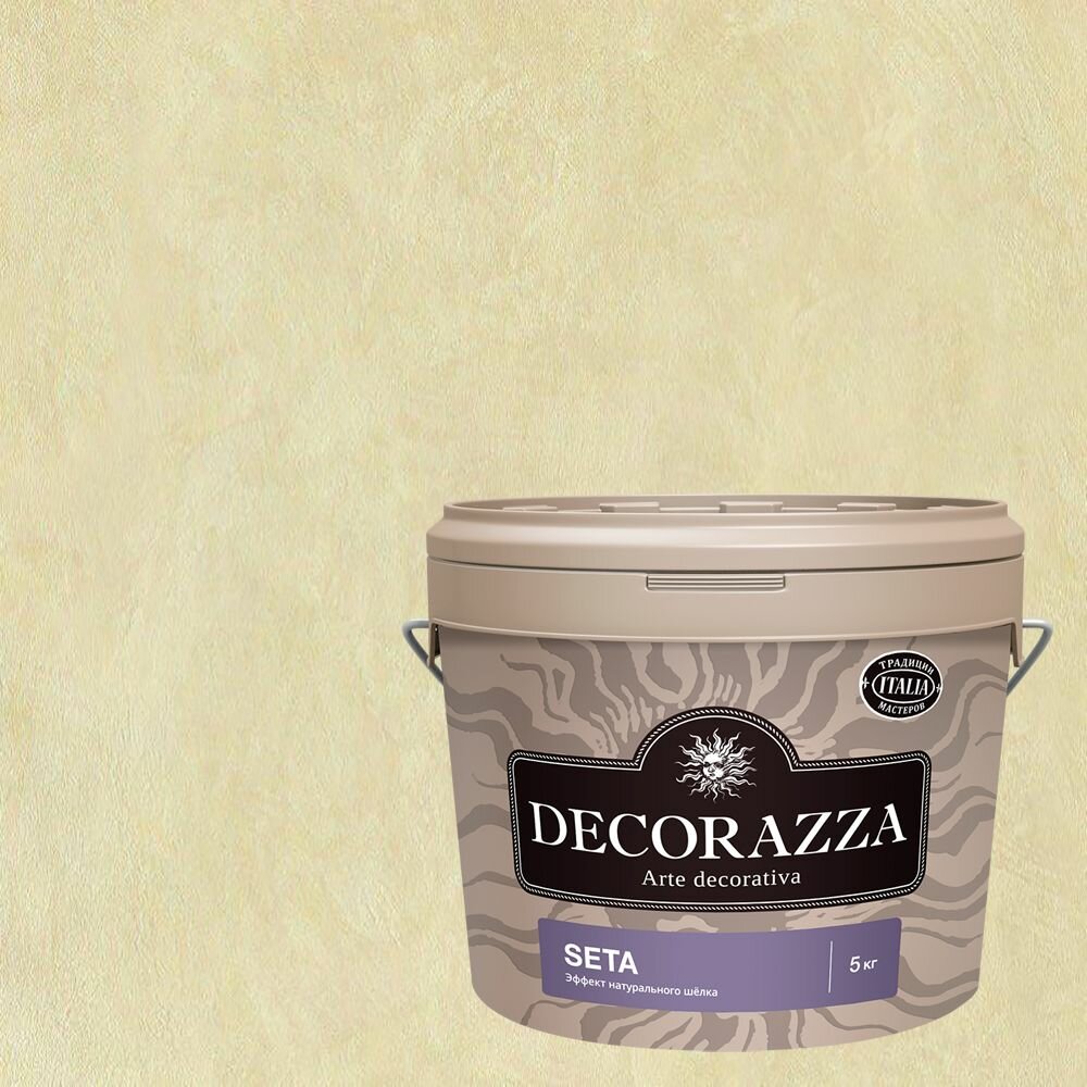 Декоративная штукатурка с эффектом натурального шелка Decorazza Seta (5кг) ST 11-67