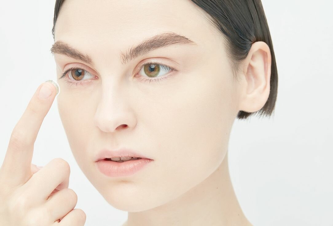 Цветные контактные линзы квартальные ADRIA Color 2T GREEN, BC 8,6, DIA 14,2, 2 шт GREEN