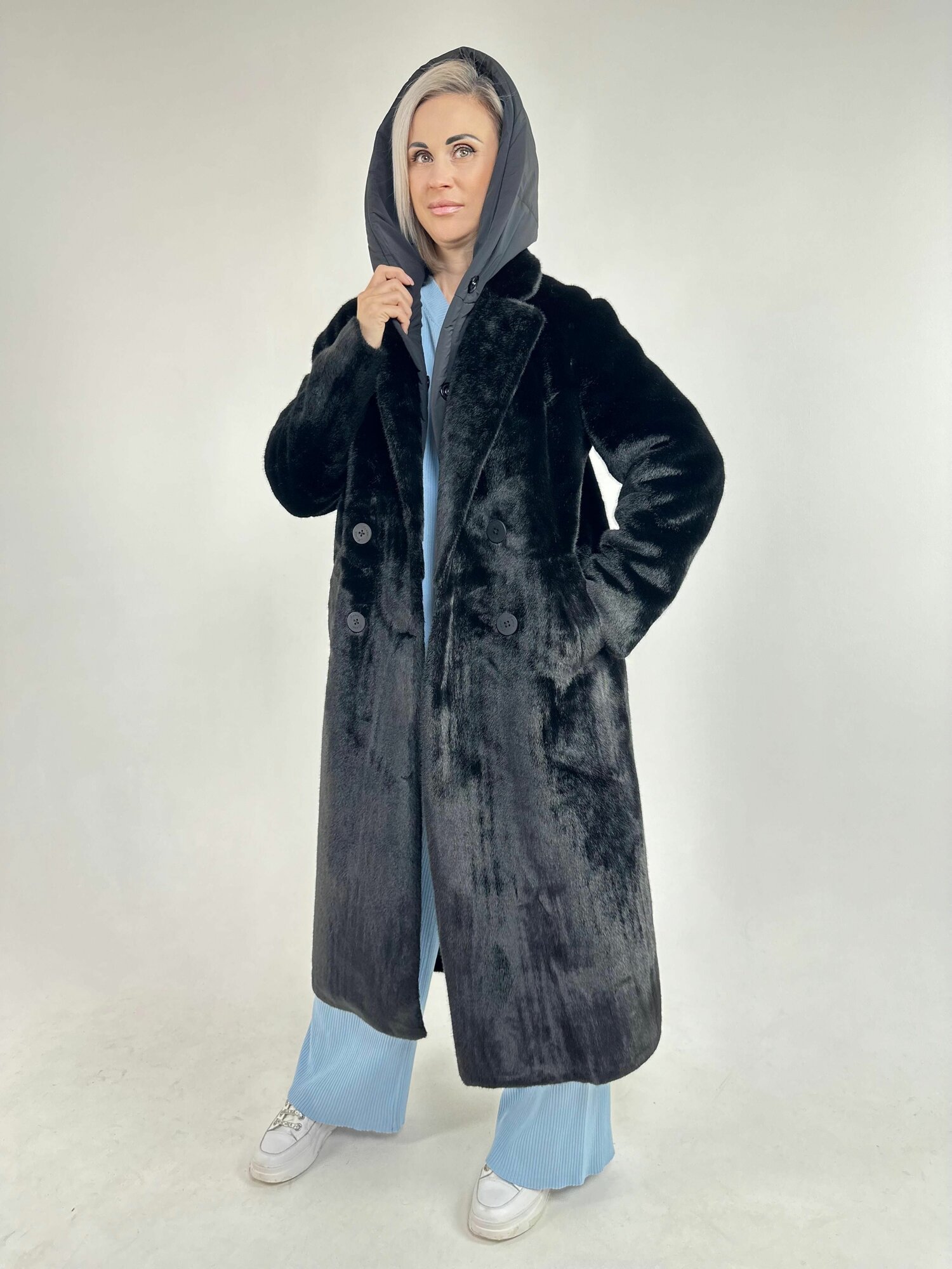 Шуба чебурашка