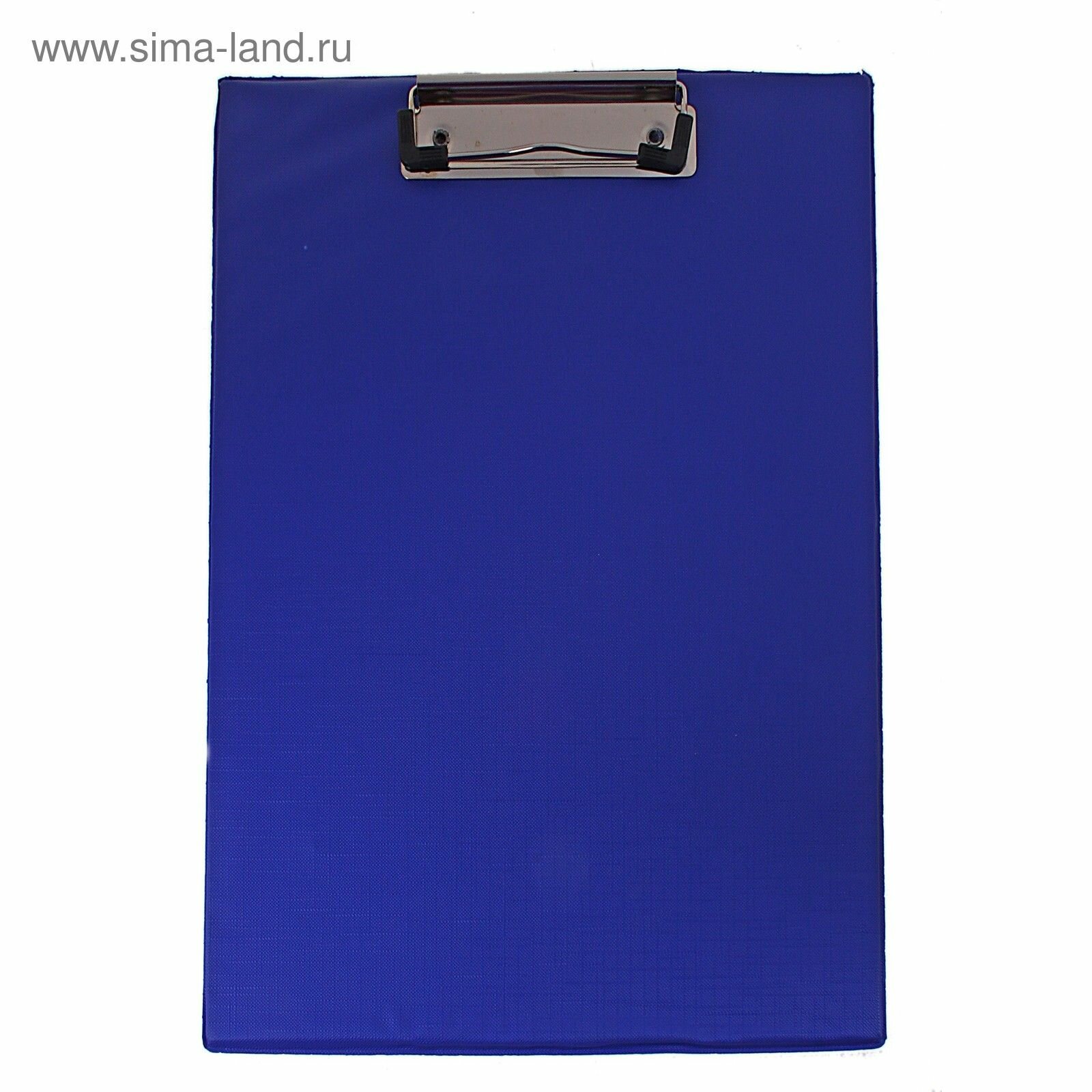 Планшет с зажимом Calligrata А4, ПВХ, для выступлений и работы с документами, синий
