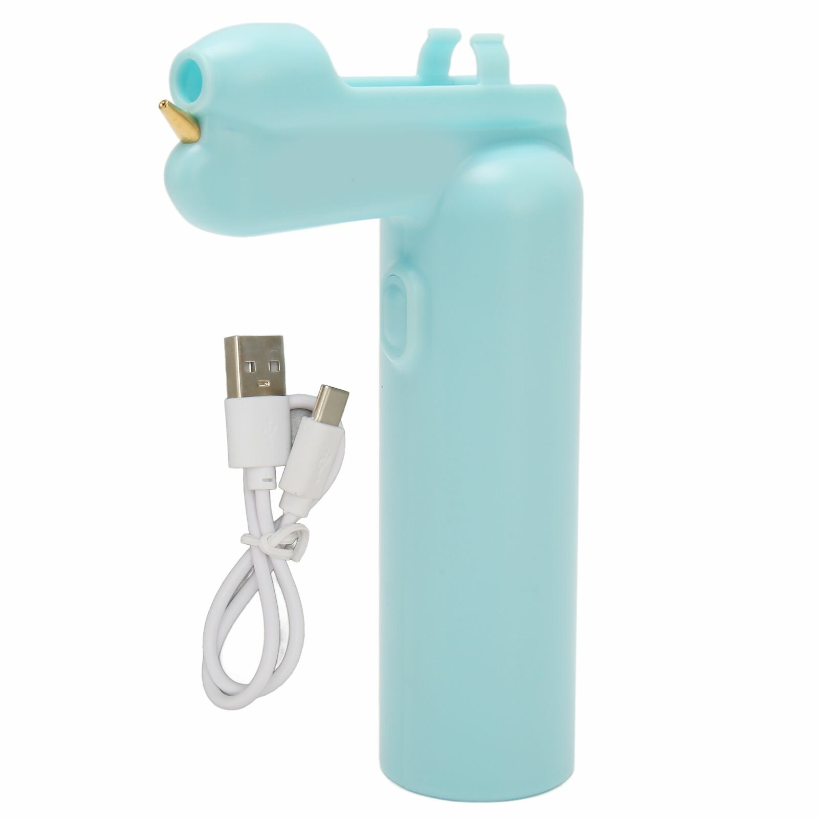 Электрический аэрограф-маркер, 1200 мАч, USB-зарядка, портативный, простой в эксплуатации, электрический аэрограф-распылитель для рисования, синий