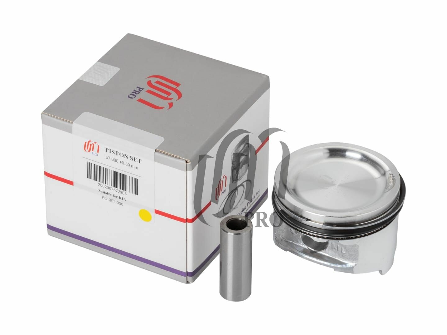 Поршень 0.50 с кольцами KIA Picanto d67.0+0.50 (23410-02270) UM