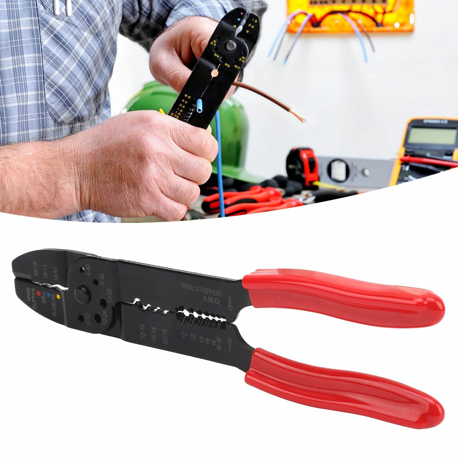 Клещи для обжима Многофункциональные ручные клеммы для проводов Ручные инструменты для обжима Кабельный зажим HS 313