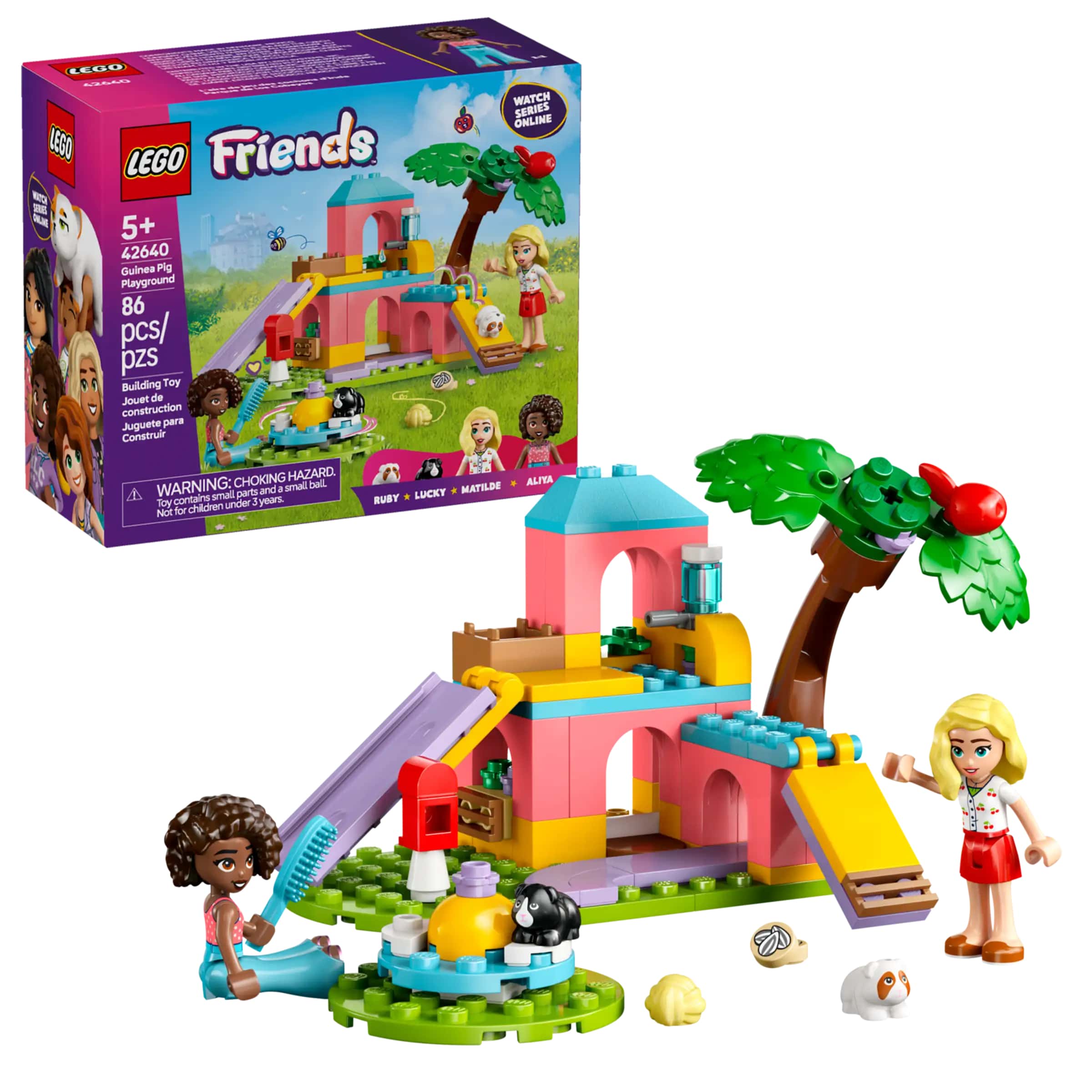 Конструктор LEGO 42640 FRIENDS Игровая площадка для морских свинок