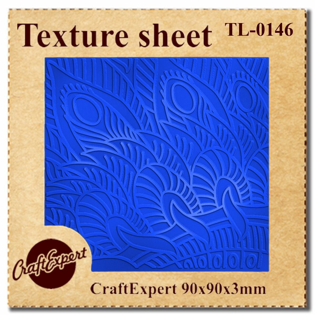 Текстурный лист, коврик для лепки и творчества этно №13 CraftExpert