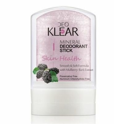 DeoKlear Минеральный дезодорант-кристалл Skin Health с экстрактом тутовника, стик 60 г
